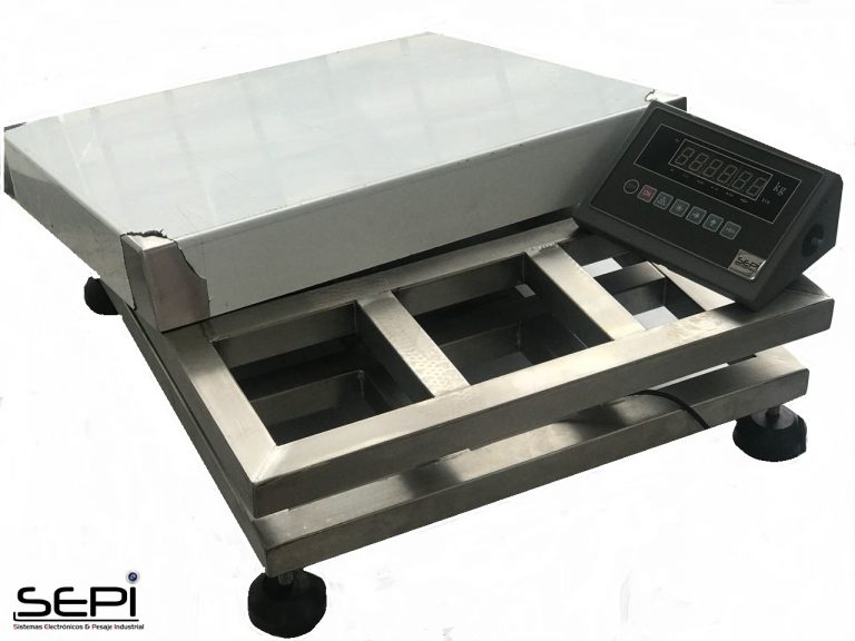 BASCULA INDUSTRIAL EN TUBO ESTRUCTURAL ACERO INOX MONOCELDA - Basculas ...